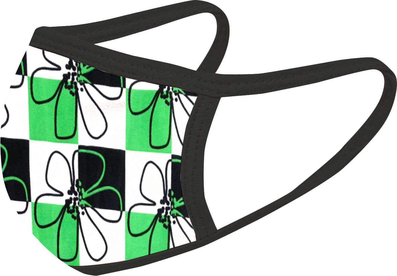 Checkers FACE MASK - With pocket for filter – COQUETA SWIMWEAR